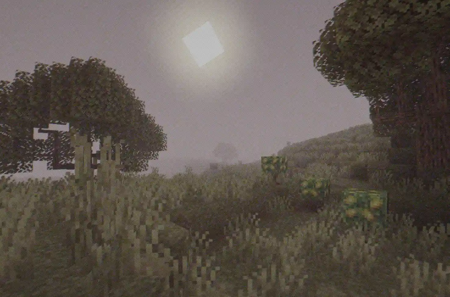 Minecraft 1.21.8-1.8.9 Cursed Fog Shaders Download - Minecraft Plot